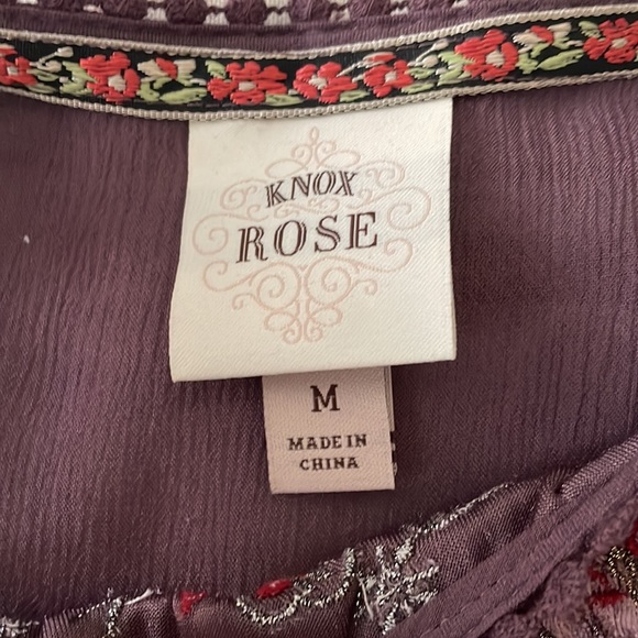 Knox Rose | Tops | Knox Rose Top Light Weight Bought And Never Wore ...